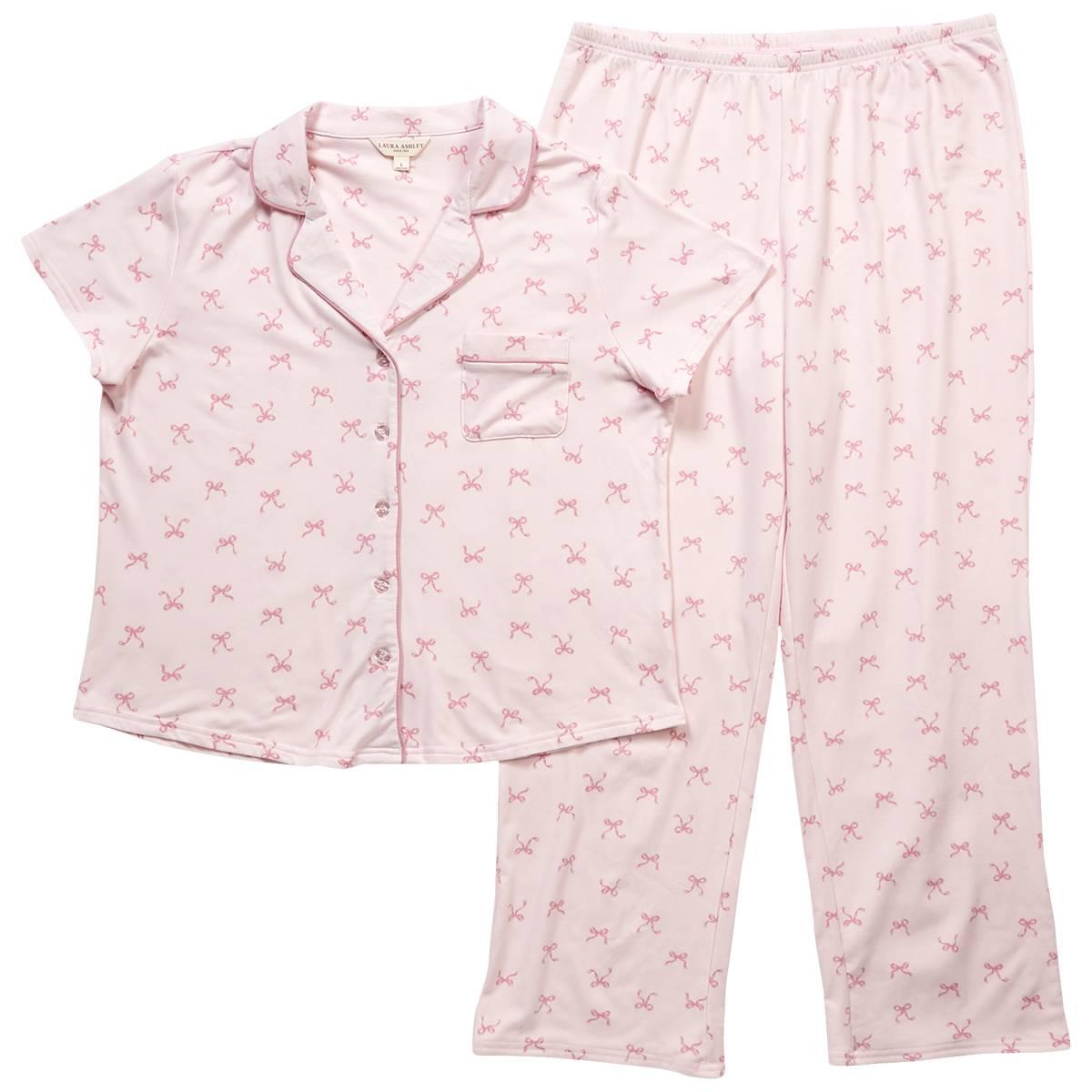Click here for Womens Laura Ashley(R) Brushed Peached Romantic Bo... prices