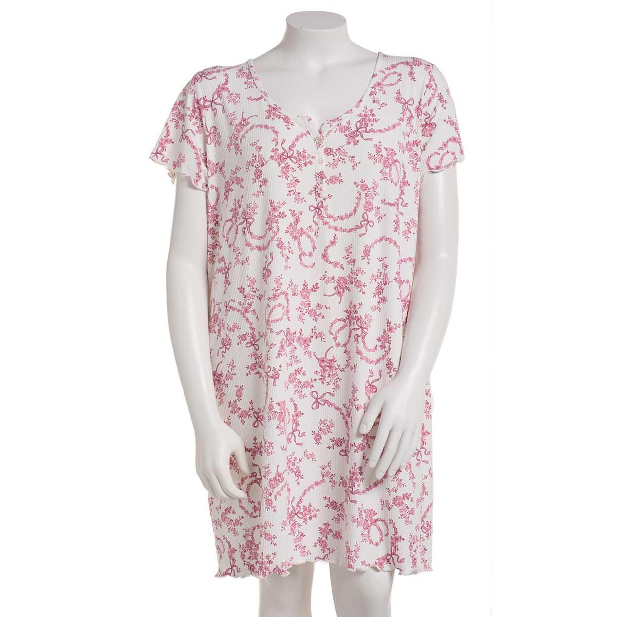 Click here for Plus Size Laura Ashley Short Sleeve Ruffle Edge Fl... prices