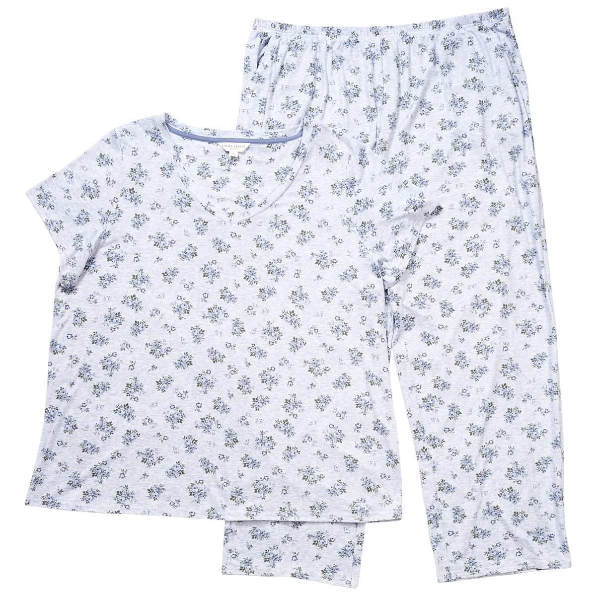 Click here for Plus Size Laura Ashley(R) Bouquets Pajama Set prices