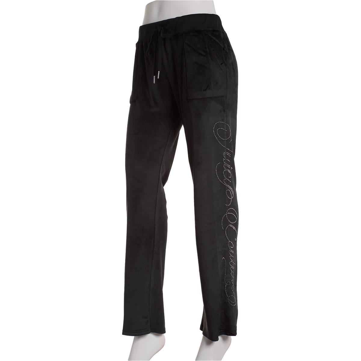 Click here for Womens Juicy Couture Rhinestone Logo Velvet Fleece... prices