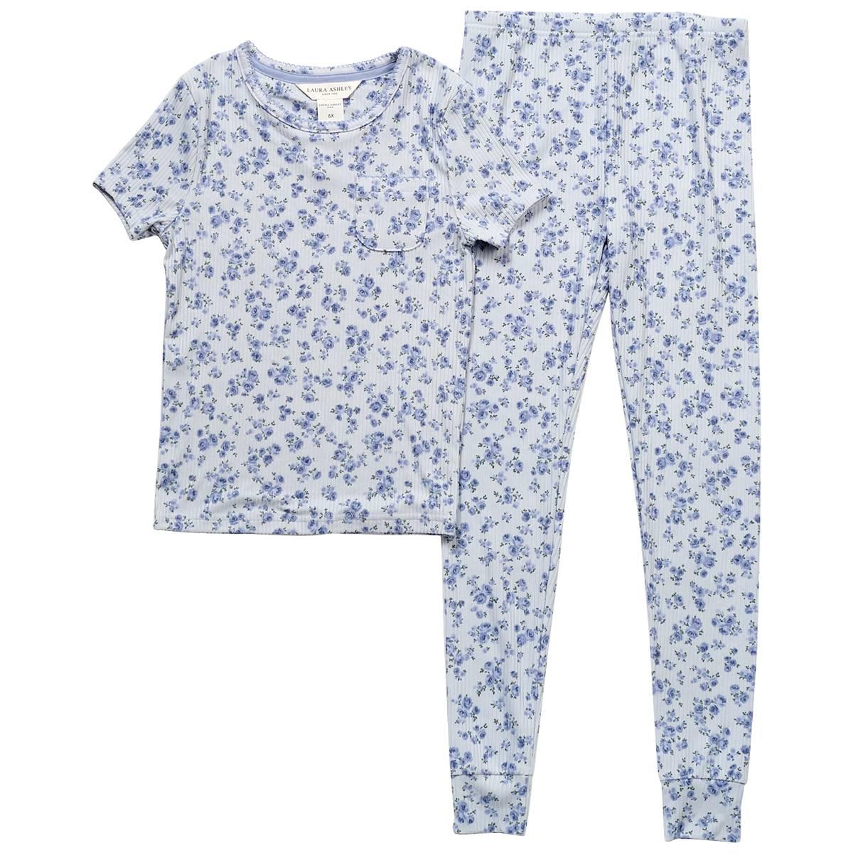 Click here for Girls (4-6x) Laura Ashley(R) Ditsy Rose 2pc. Pajam... prices