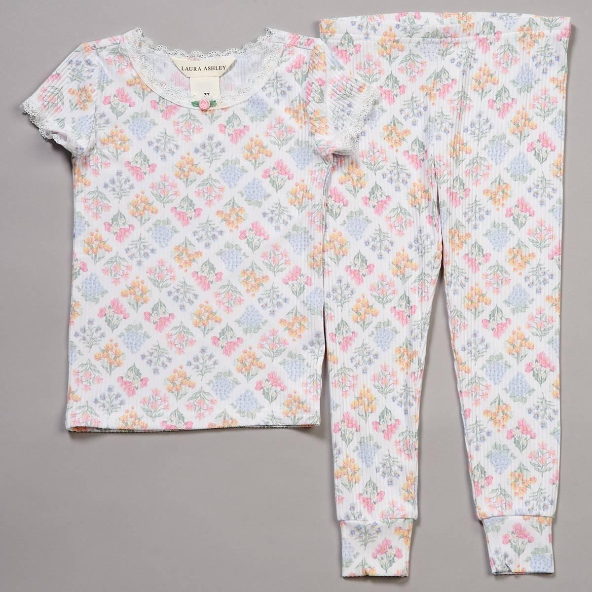 Click here for Toddler Girl Laura Ashley(R) Short Sleeve Geo Bouq... prices