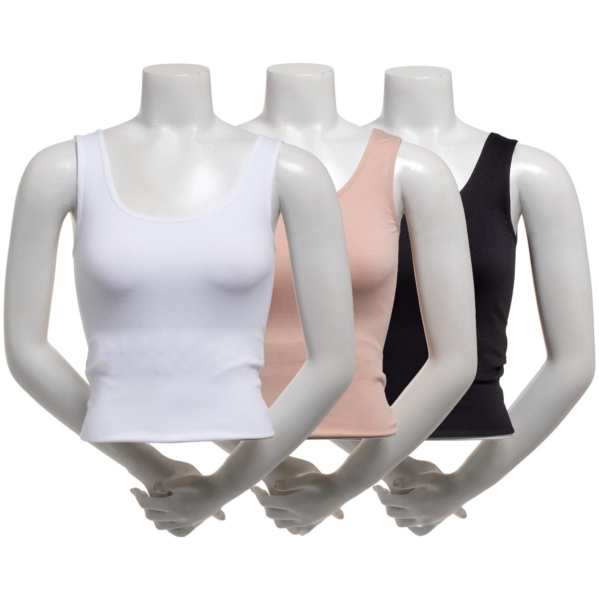 Click here for Womens Skinnygirl 3pk. Seamless Shaping Tanks - SG... prices