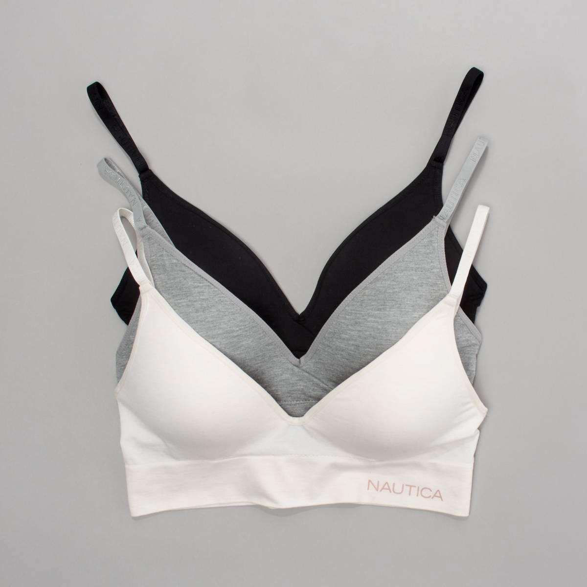 Click here for Womens Nautica 3pk. Seamless Wirefree Bra - NT6692... prices