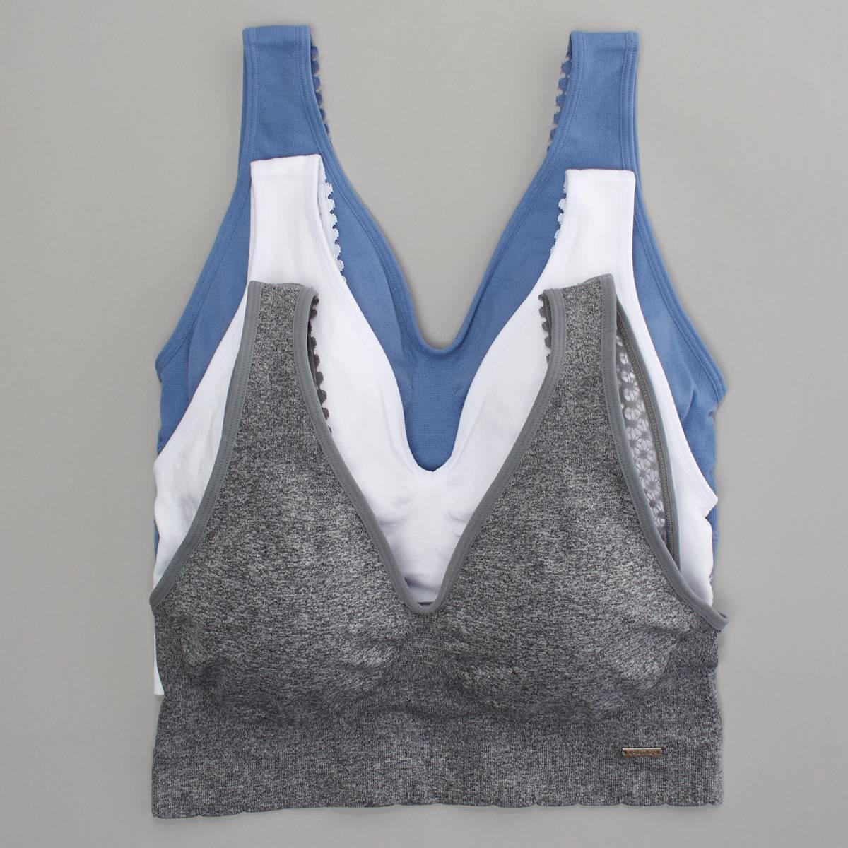 Click here for Plus Size Nautica 3pk. Seamless Lounge Bras NT1583... prices