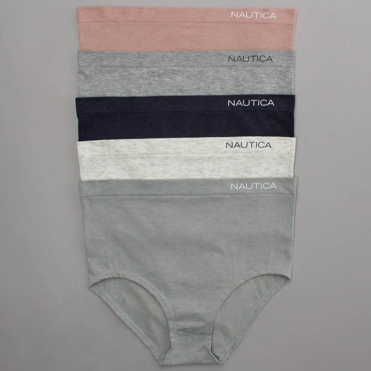 Click here for Womens Nautica 5pk. Brief Panties w/ Logo NT3714-5... prices