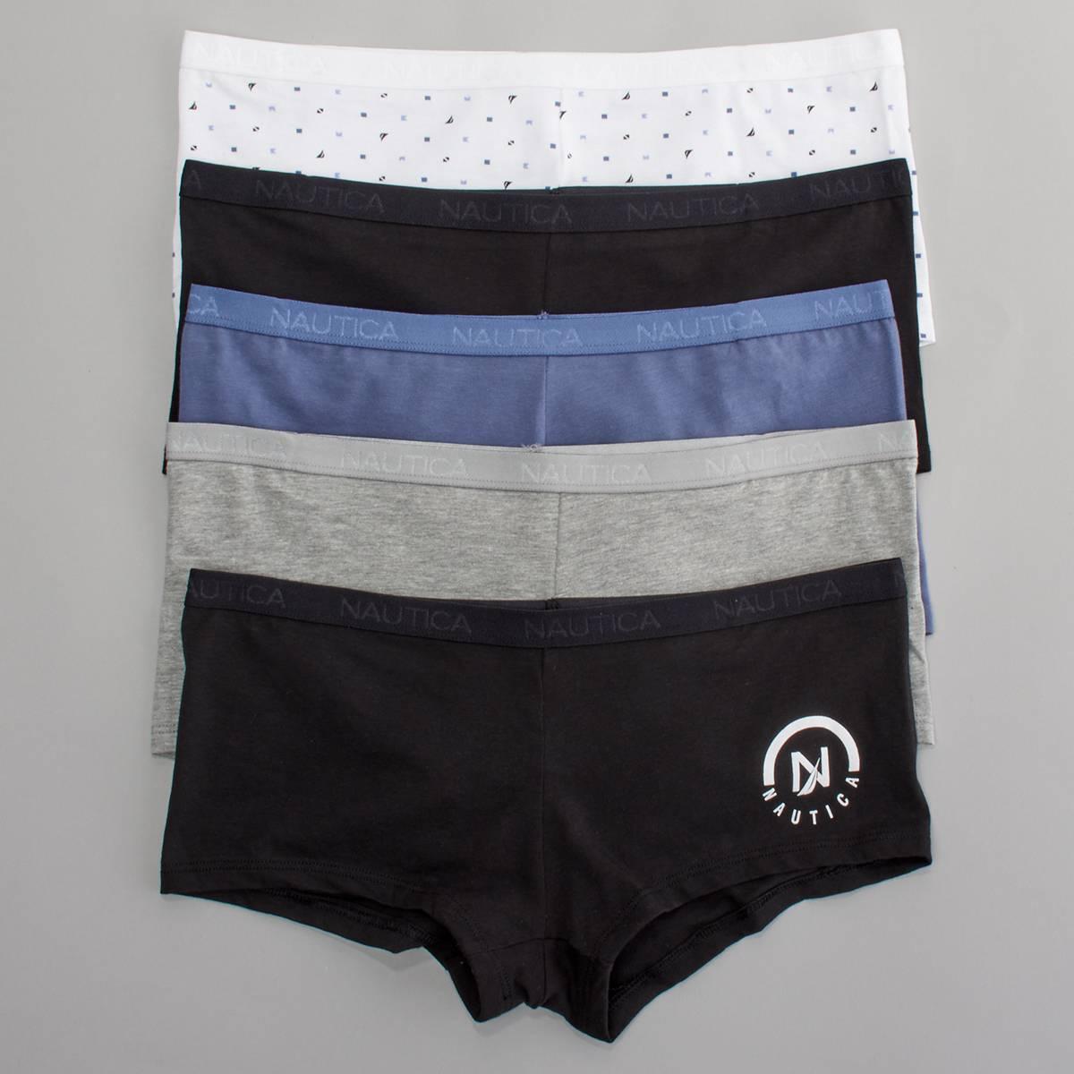 Click here for Womens Nautica 5pk. Cotton Spandex Boyshort NT4463... prices
