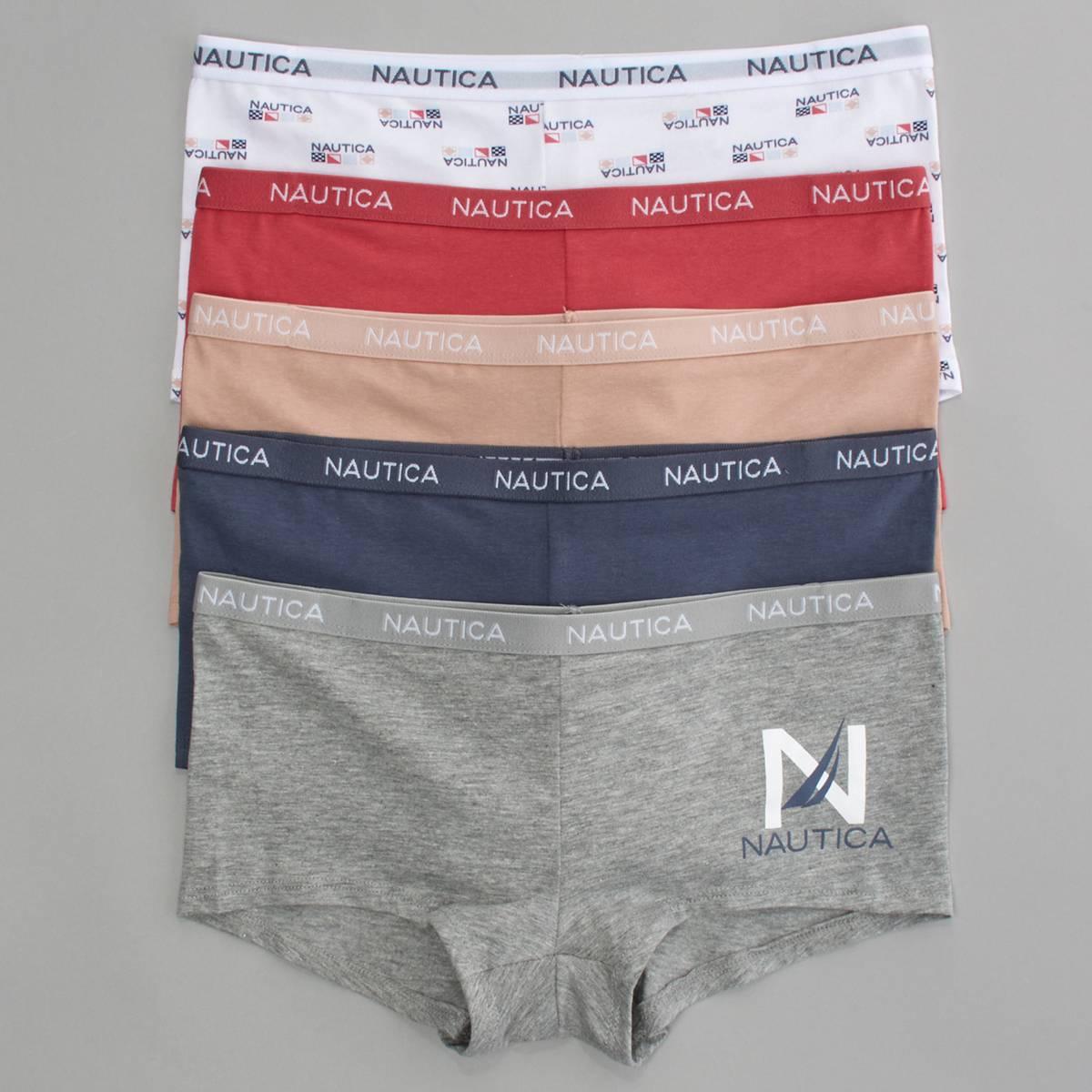 Click here for Womens Nautica 5pk. Cotton Spandex Boyshort Pantie... prices