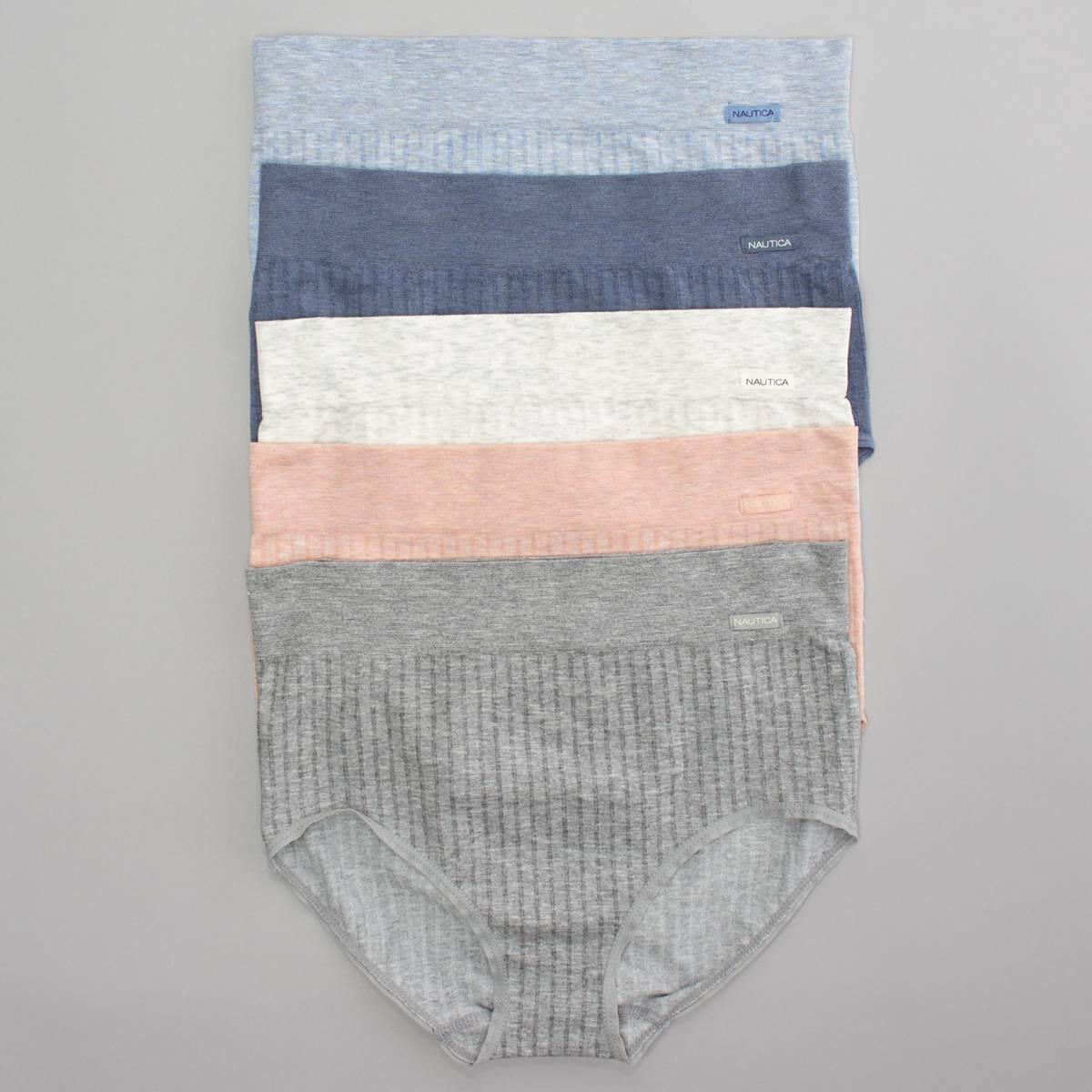 Click here for Womens Nautica 5pk. Ribbed Seamless Brief Panties... prices