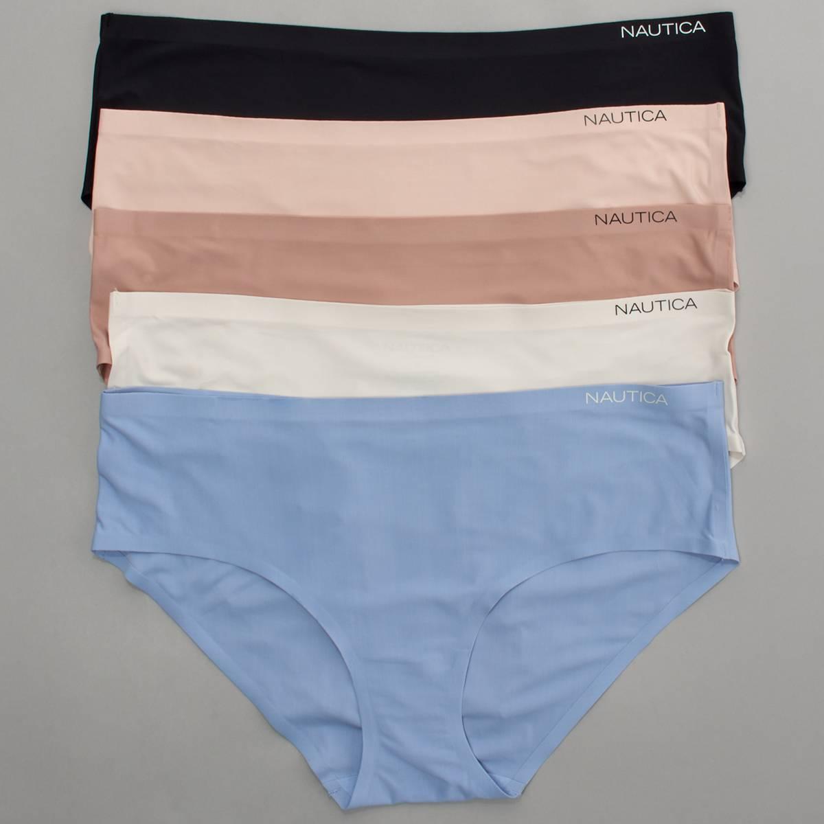 Click here for Womens Nautica 5pk Nylon Microfiber Hipster - NT77... prices