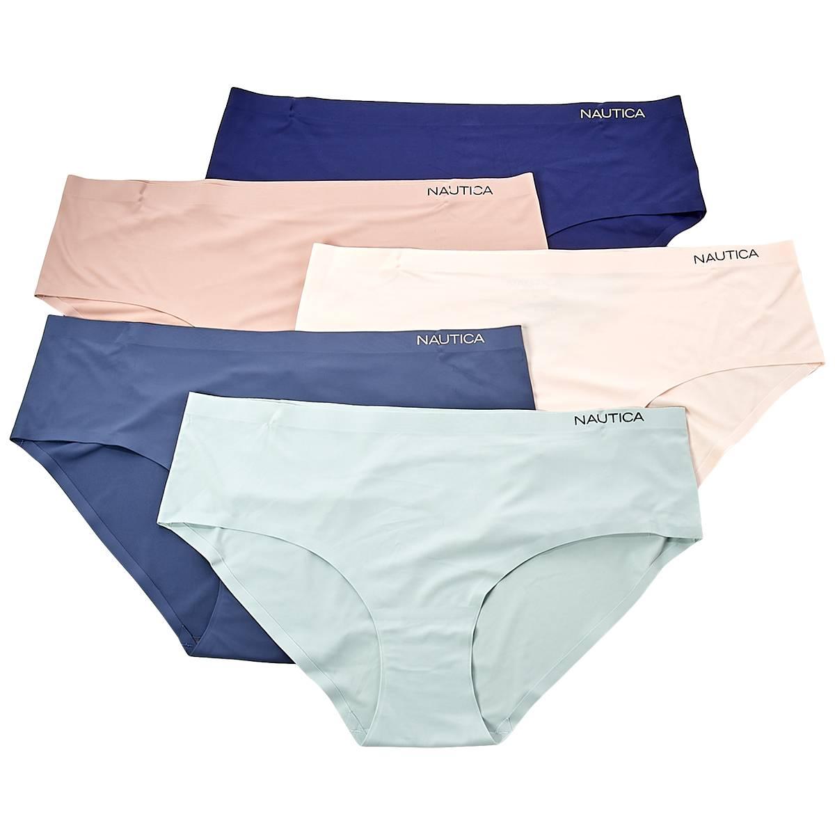 Click here for Womens Nautica 5pk. Nylon Hipster Panties - NT9151... prices
