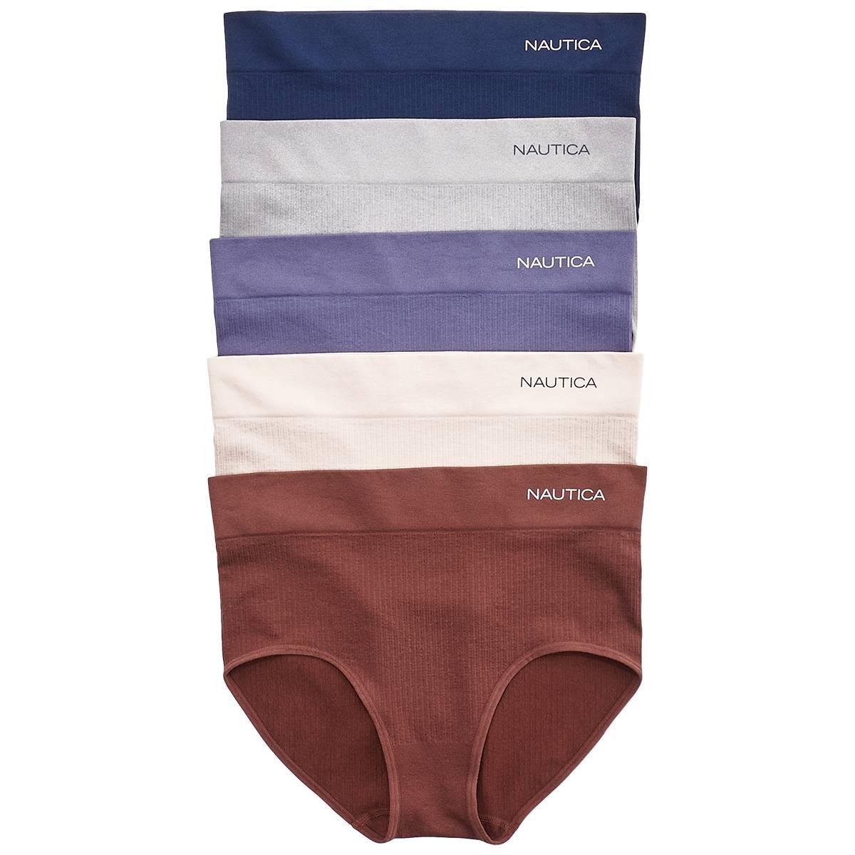 Click here for Womens Nautica 5pk. Seamless Logo Full Brief Panti... prices