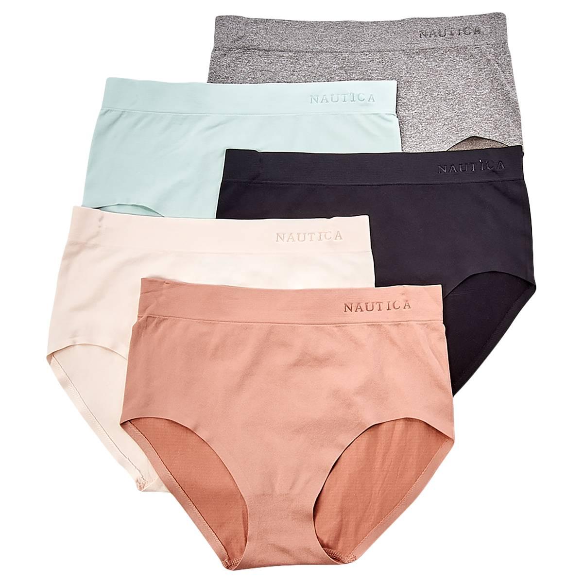 Click here for Womens Nautica 5pk. Seamless Brief Panties NT9371-... prices