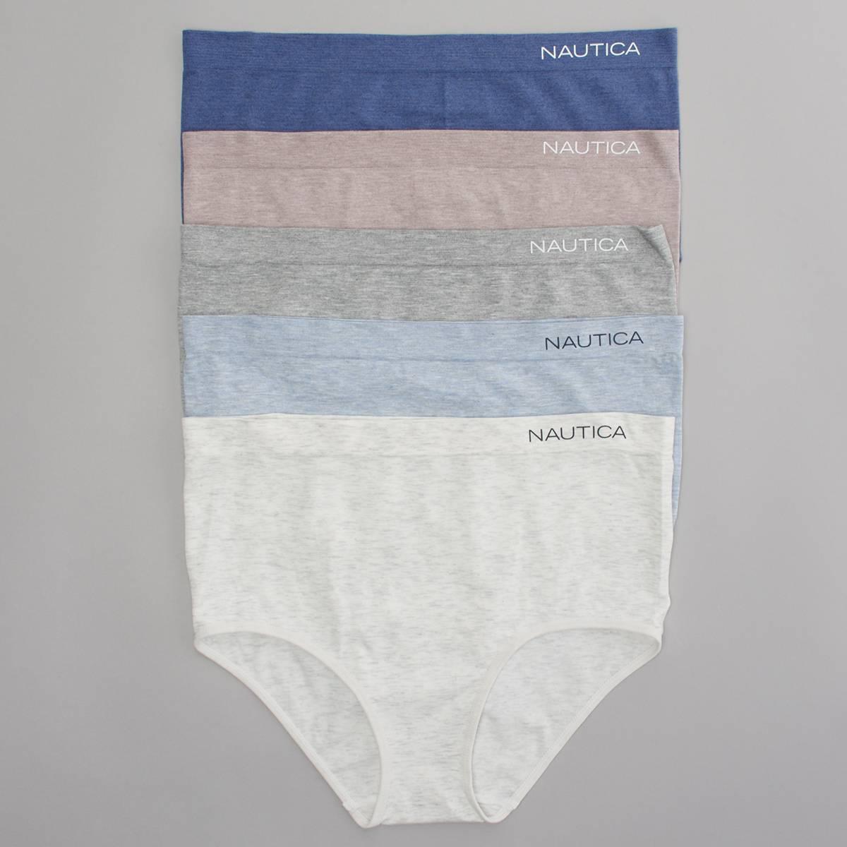 Click here for Plus Size  Nautica 5pk. Seamless Brief Panties NT6... prices