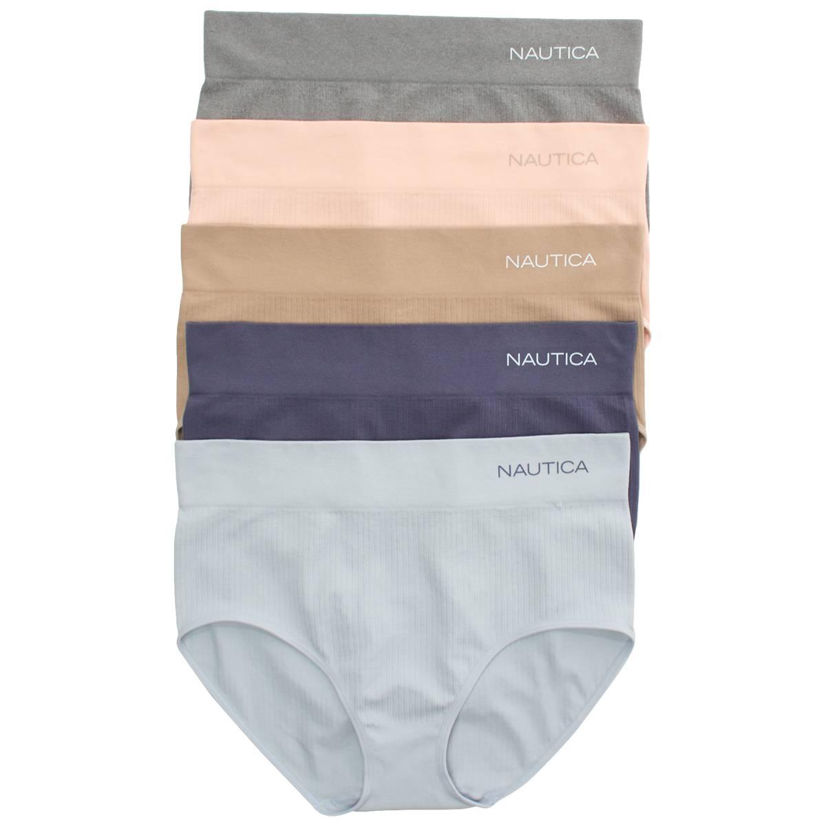 Click here for Plus Size Nautica 5pk. Seamless Logo Brief Panties... prices