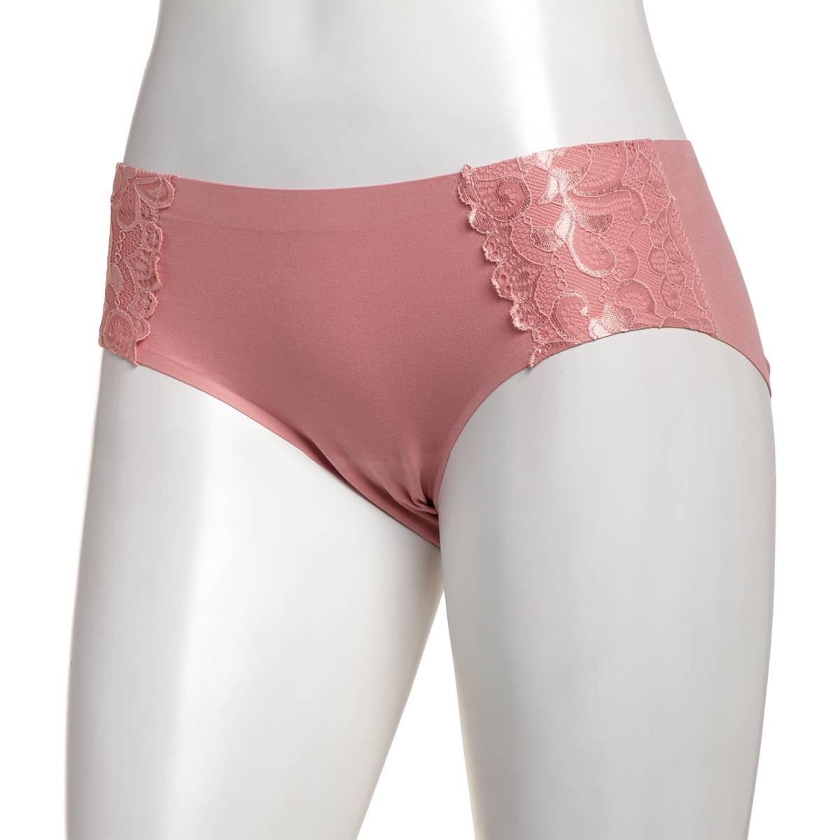 Click here for Womens Laura Ashley(R) Solid Lace Brief Panties -... prices