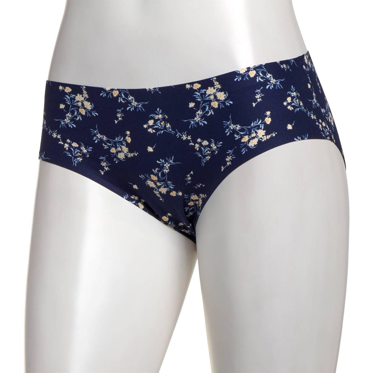 Click here for Womens Laura Ashley(R) Navyhh Floral Hipsters Pant... prices