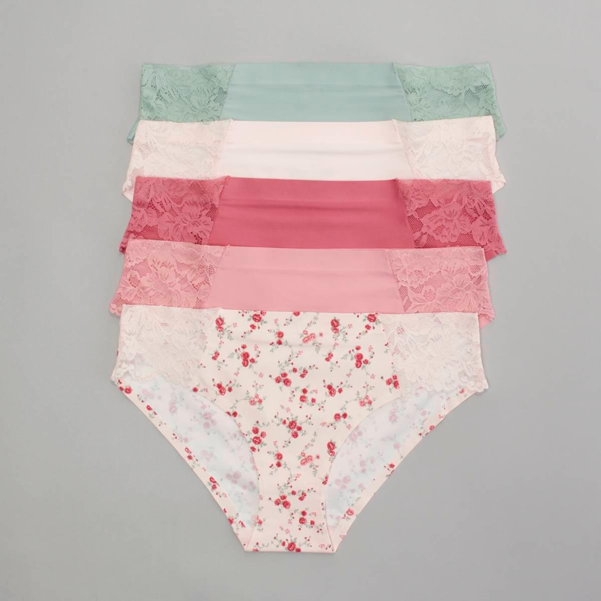 Click here for Womens Laura Ashley 5pk Micro Laser Bikini Panties... prices