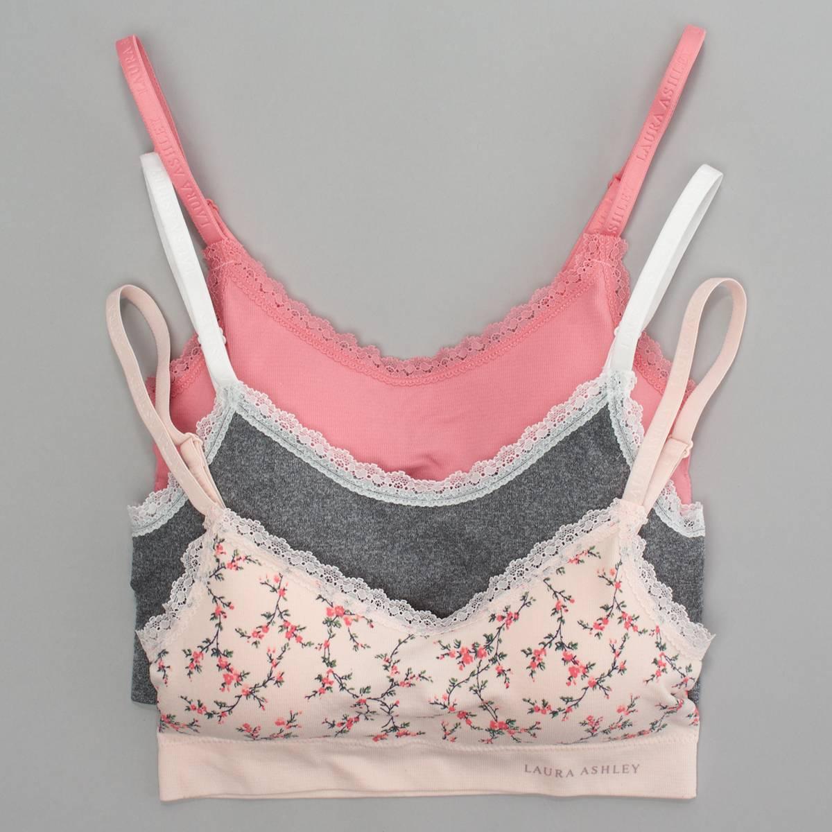Click here for Womens Laura Ashley(R)  3pk. Seamless Lounge Bras... prices