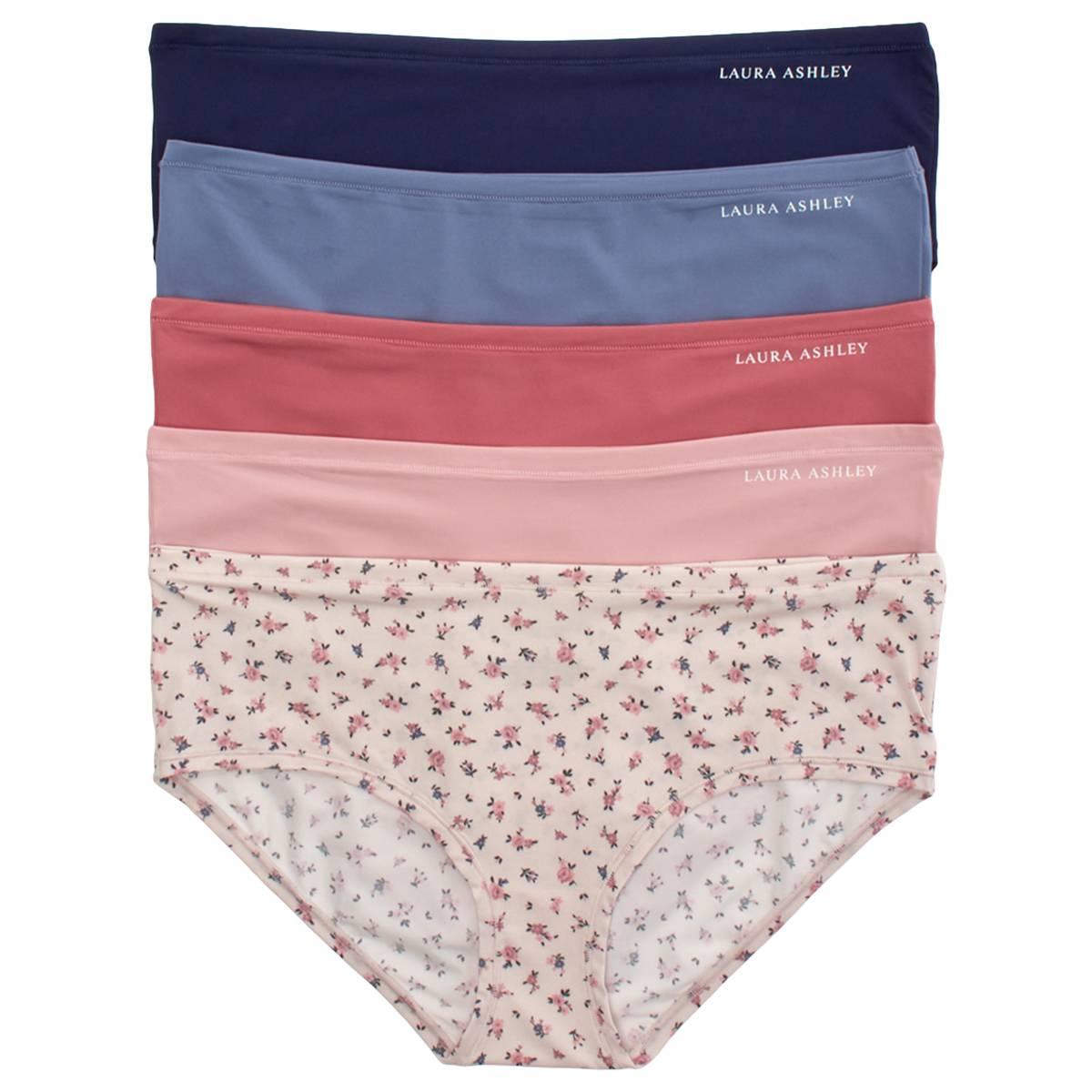 Click here for Womens Laura Ashley 5pk. Light Weight Microfiber H... prices