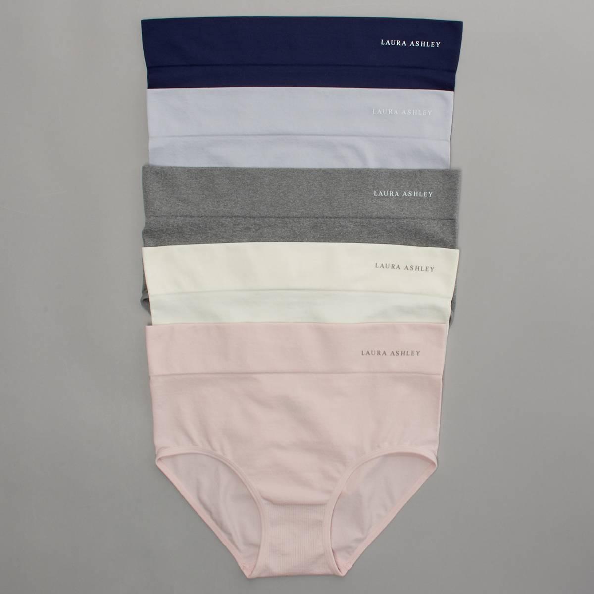 Click here for Womens Laura Ashley(R) 5pk. Seamless Briefs Pantie... prices