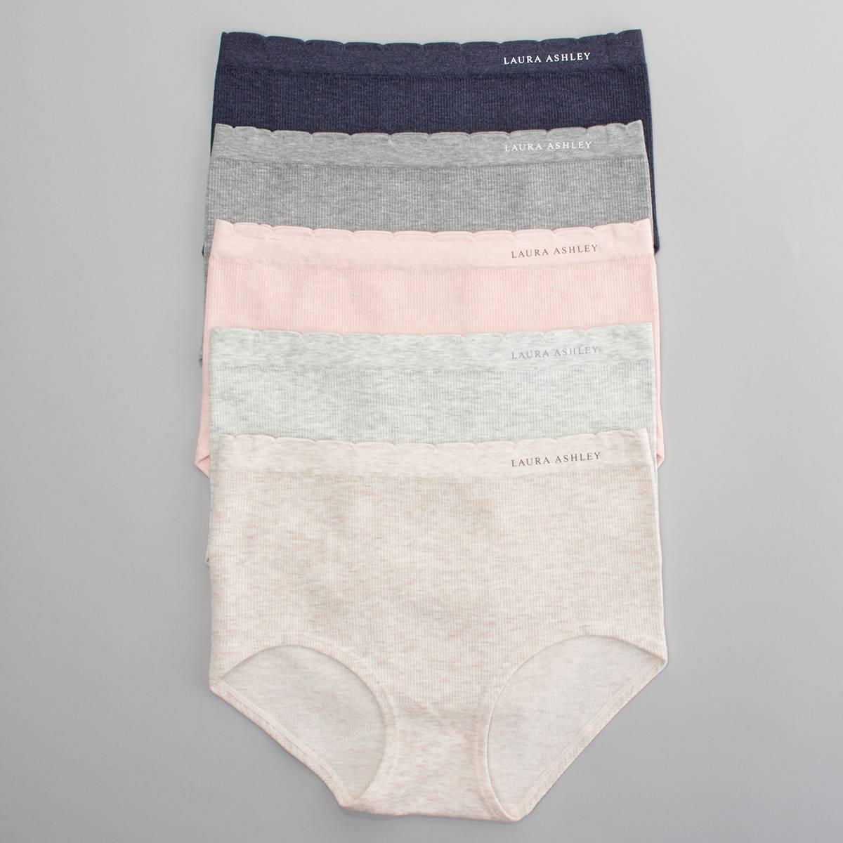 Click here for Womens Laura Ashley(R) 5pk. Ribbed Seamless Brief... prices