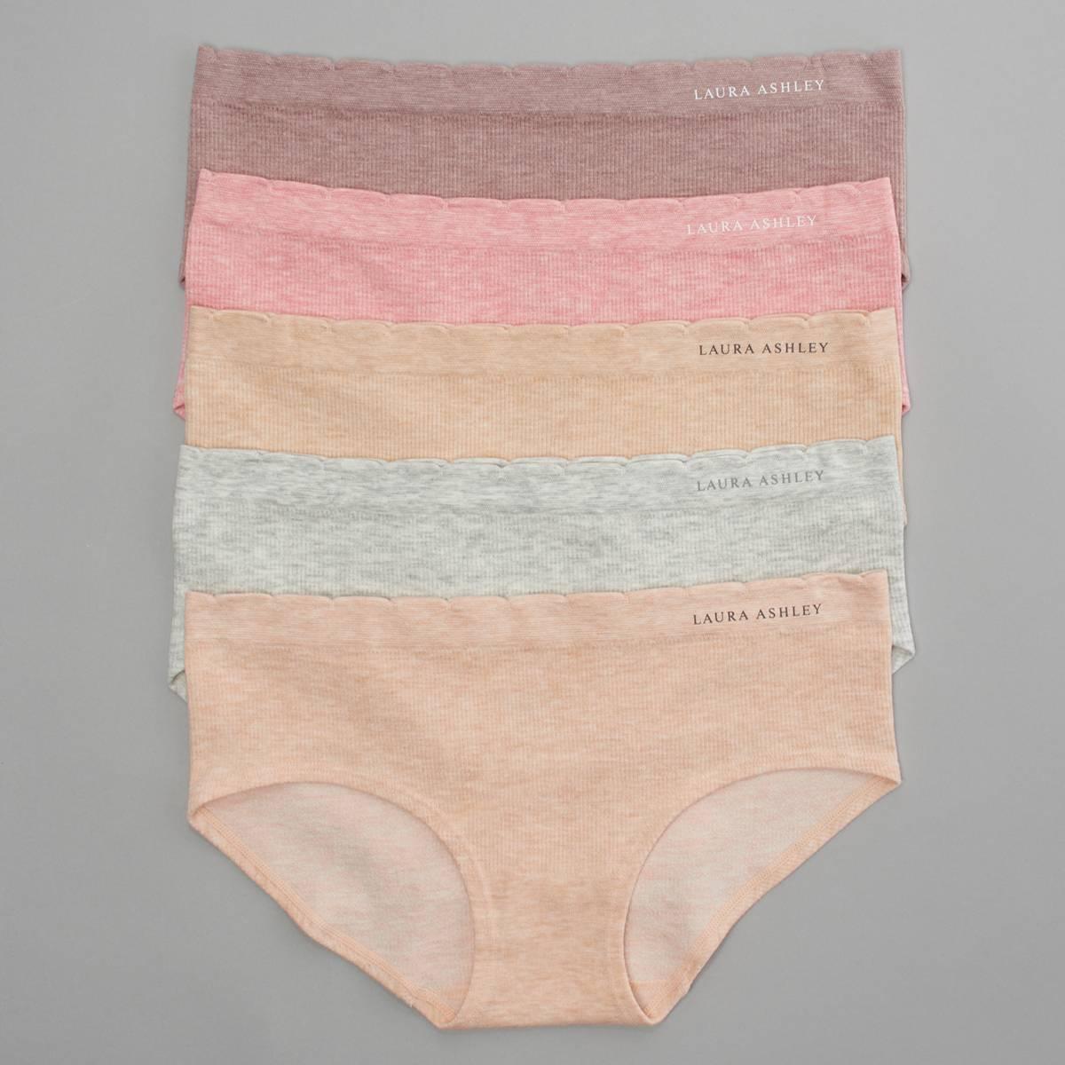 Click here for Womens Laura Ashley(R) 5pk. Ribbed Hipster Panties... prices
