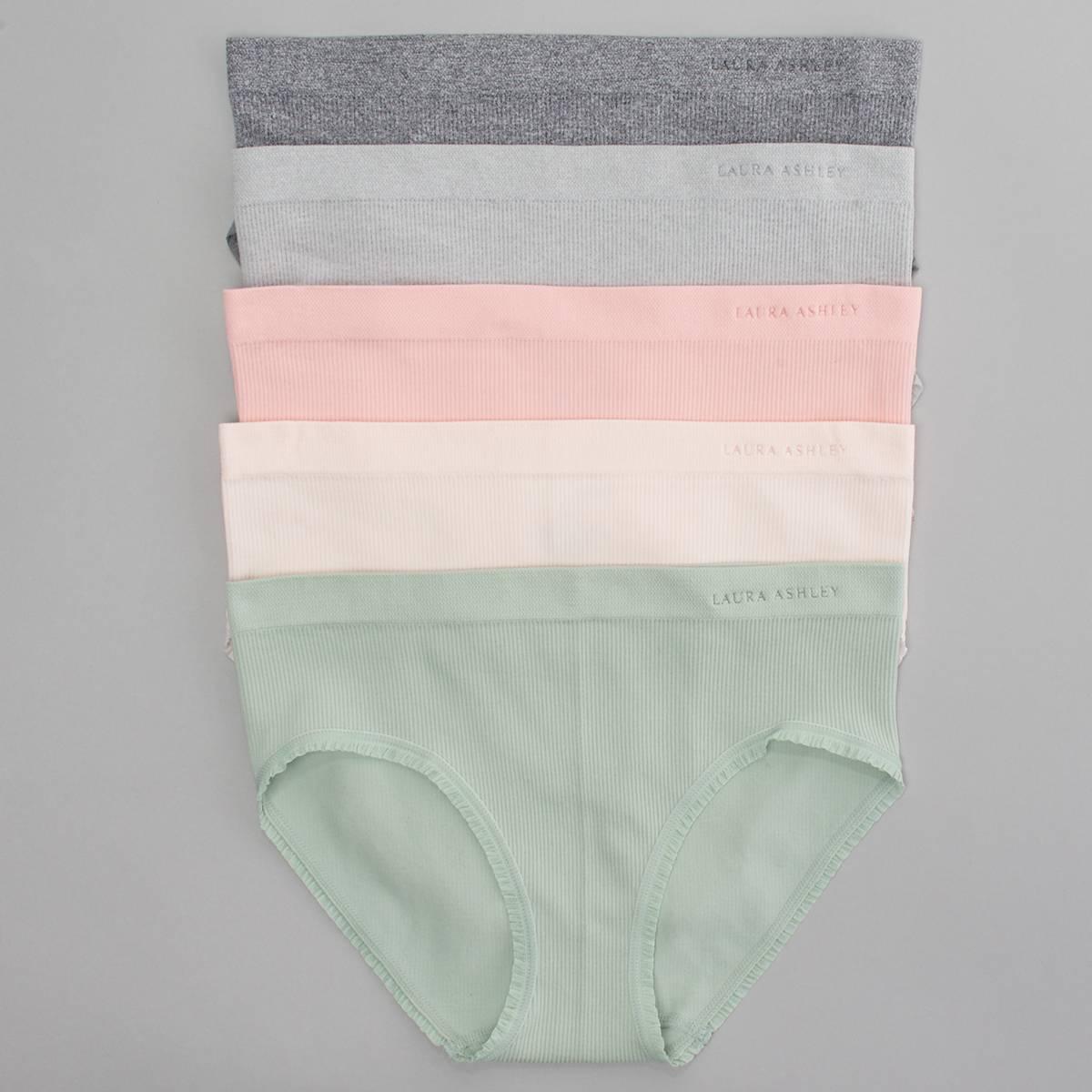 Click here for Womens Laura Ashley(R) 5pk. Ribbed Hipster Panties... prices