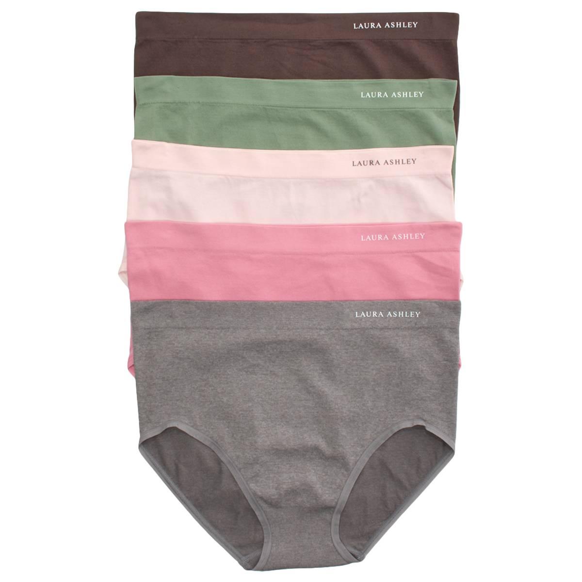 Click here for Womens Laura Ashley 5Pk Lightweight Seamless Full... prices