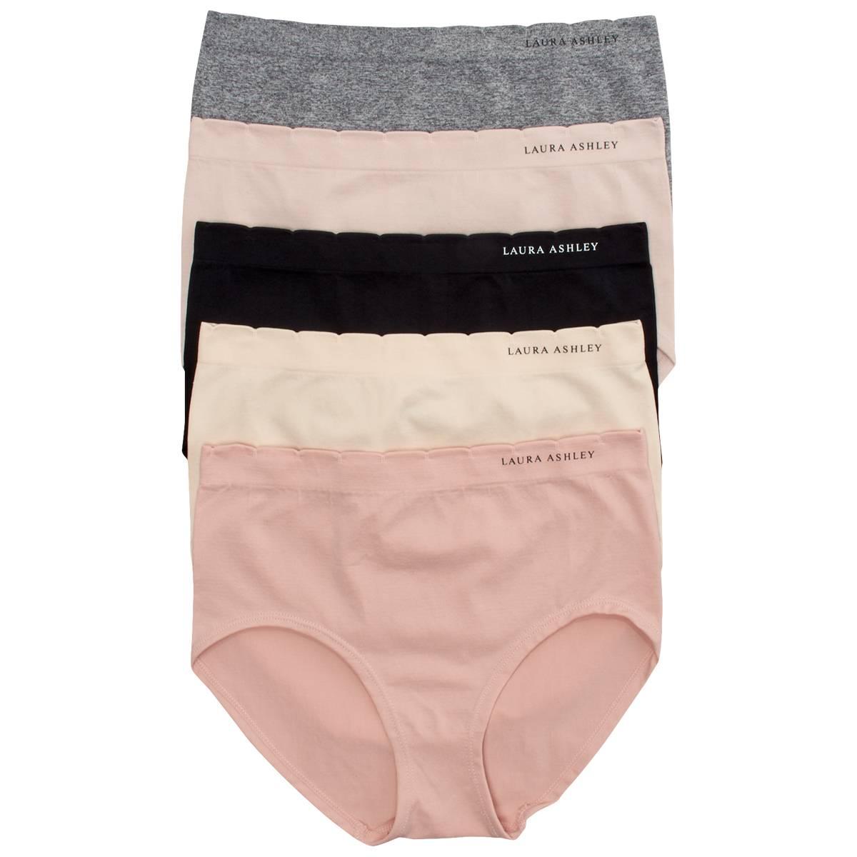 Click here for Womens Laura Ashley(R) 5pk. Seamless Brief Panties... prices