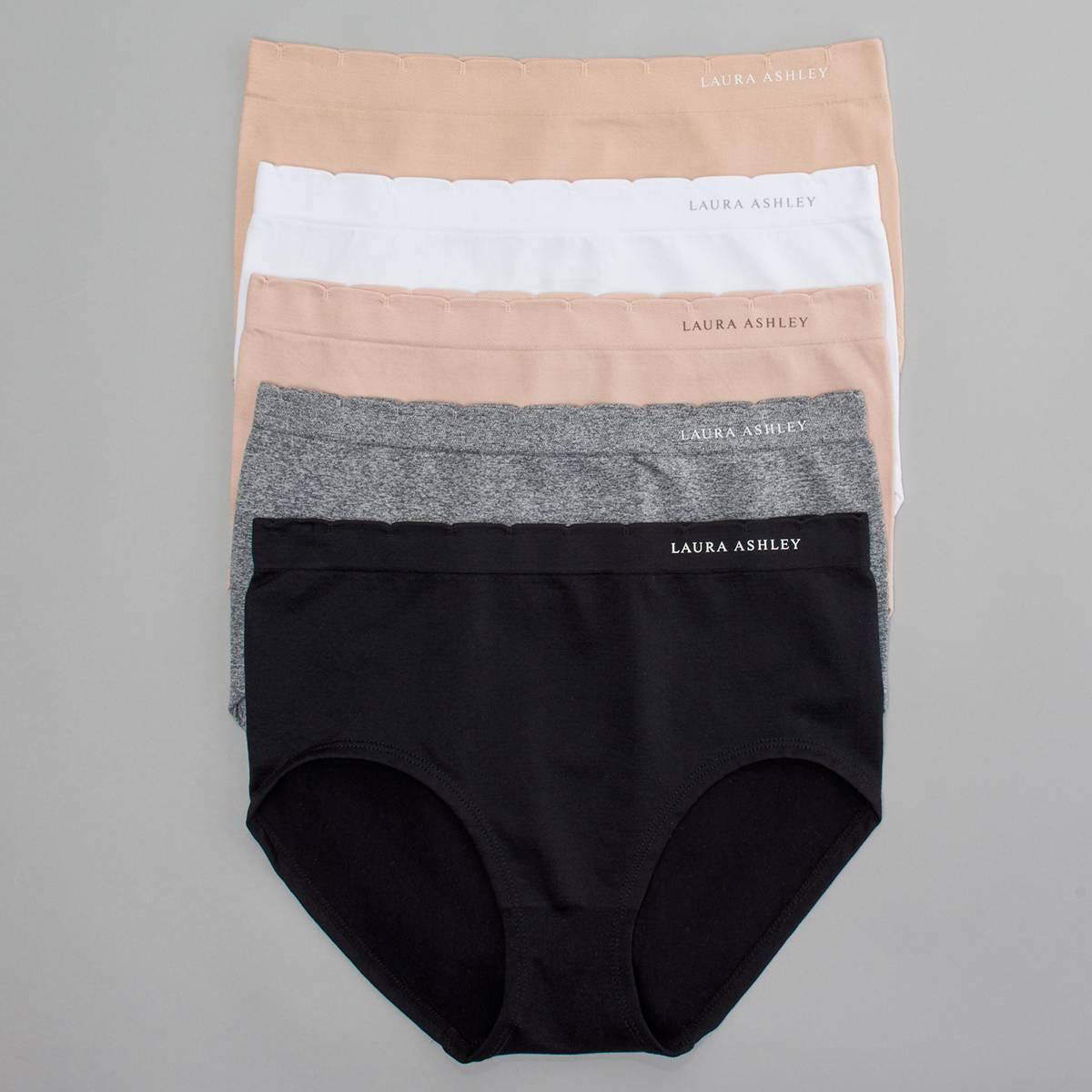 Click here for Womens Laura Ashley(R) 5pk. Seamless Brief Panties... prices