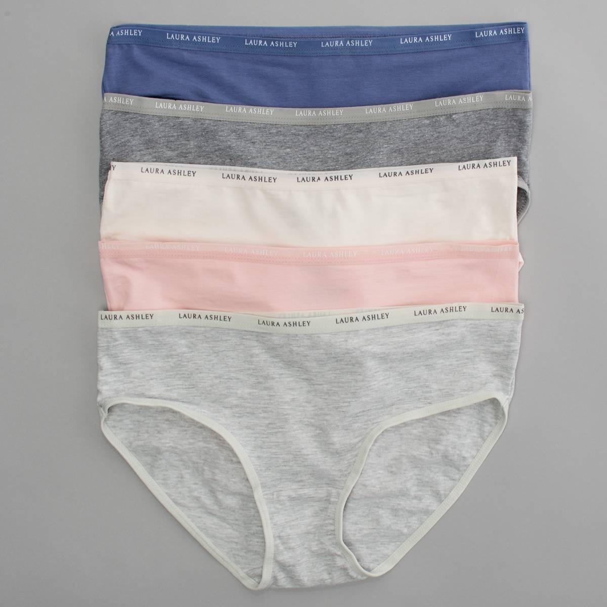 Click here for Womens Laura Ashley(R) 5pk. Bikini Panties LS9540-... prices
