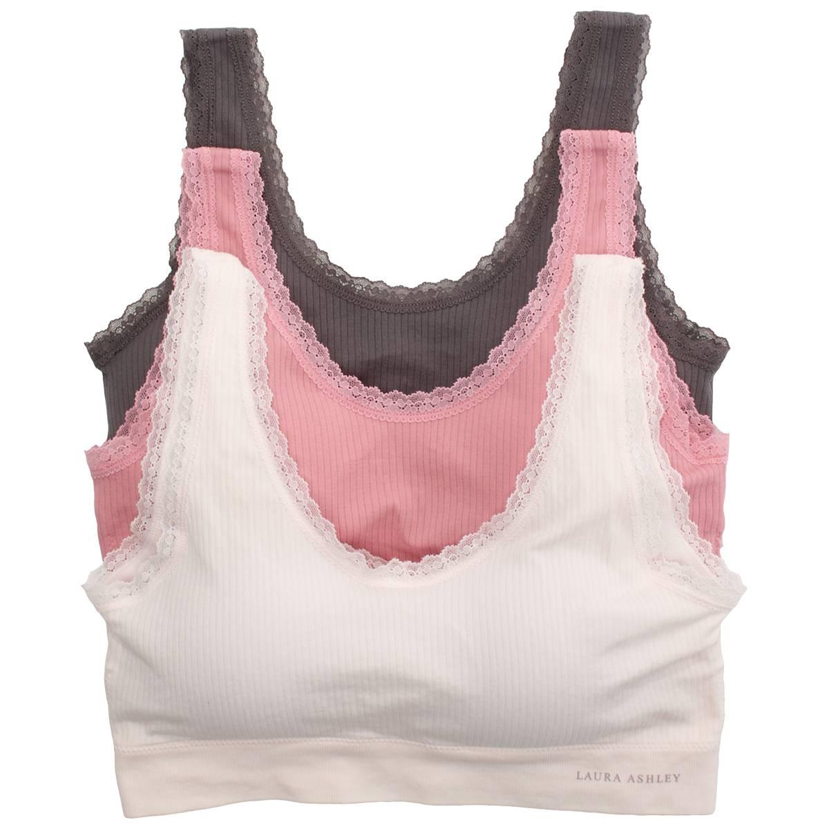 Click here for Plus Size Laura Ashley(R) 3pk. Rib Lounge Bralelle... prices