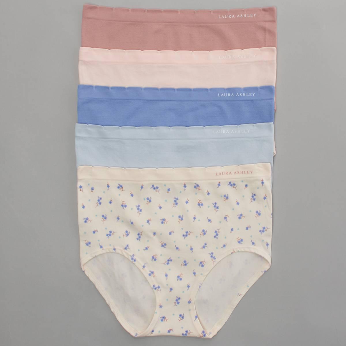 Click here for Plus Size Laura Ashley 5pk Brief Panties - LS1419-... prices