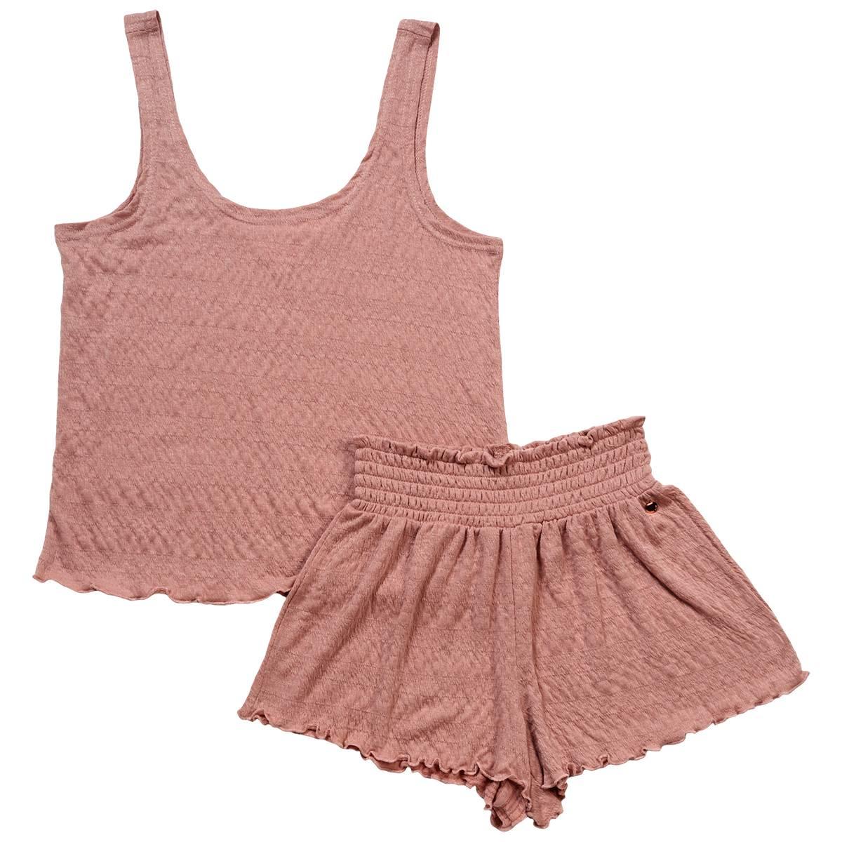 Click here for Womens Danskin Tank Brushed Knit Solid Shorty Paja... prices
