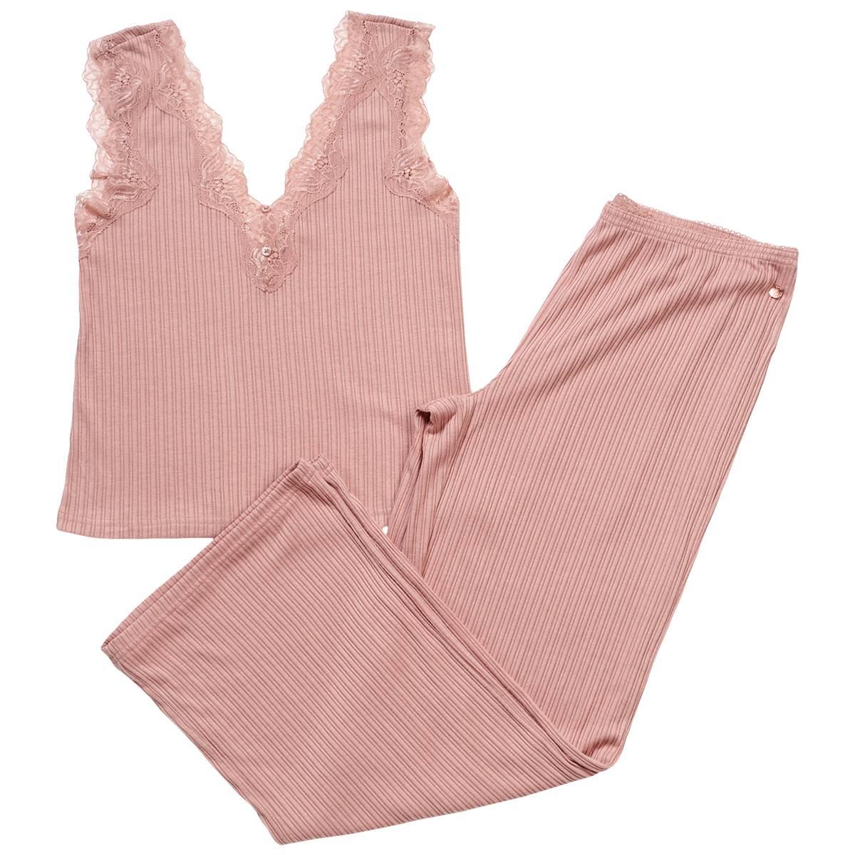 Click here for Womens Danskin Tank Rib Knit Solid Pajama Set prices