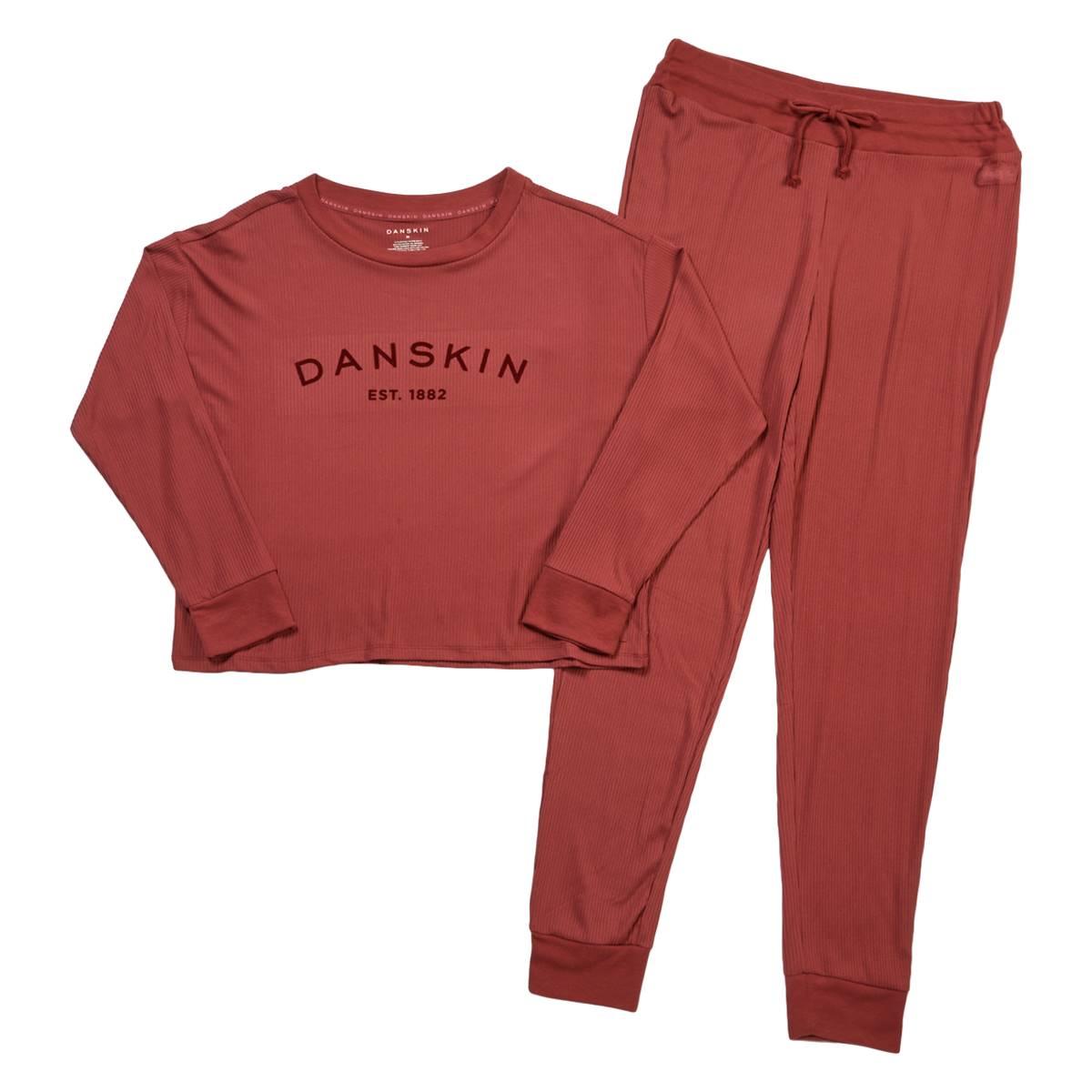 Click here for Womens Danskin Long Sleeve Screened Jogger Pajama... prices