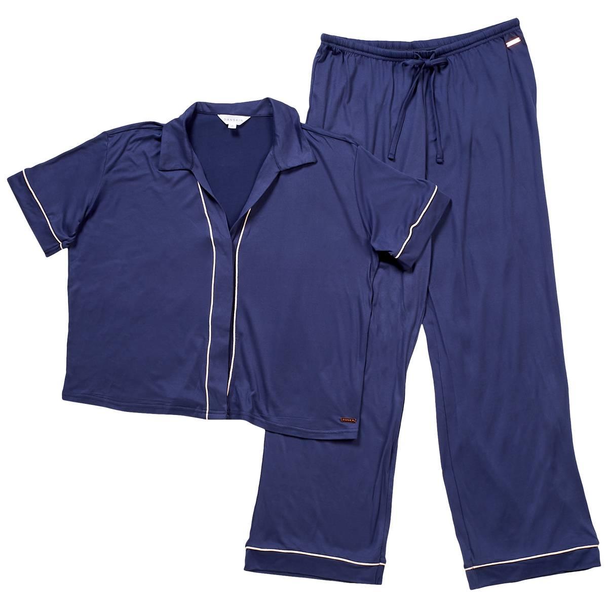 Click here for Womens Danskin Short Sleeve Peached Pajama Set prices
