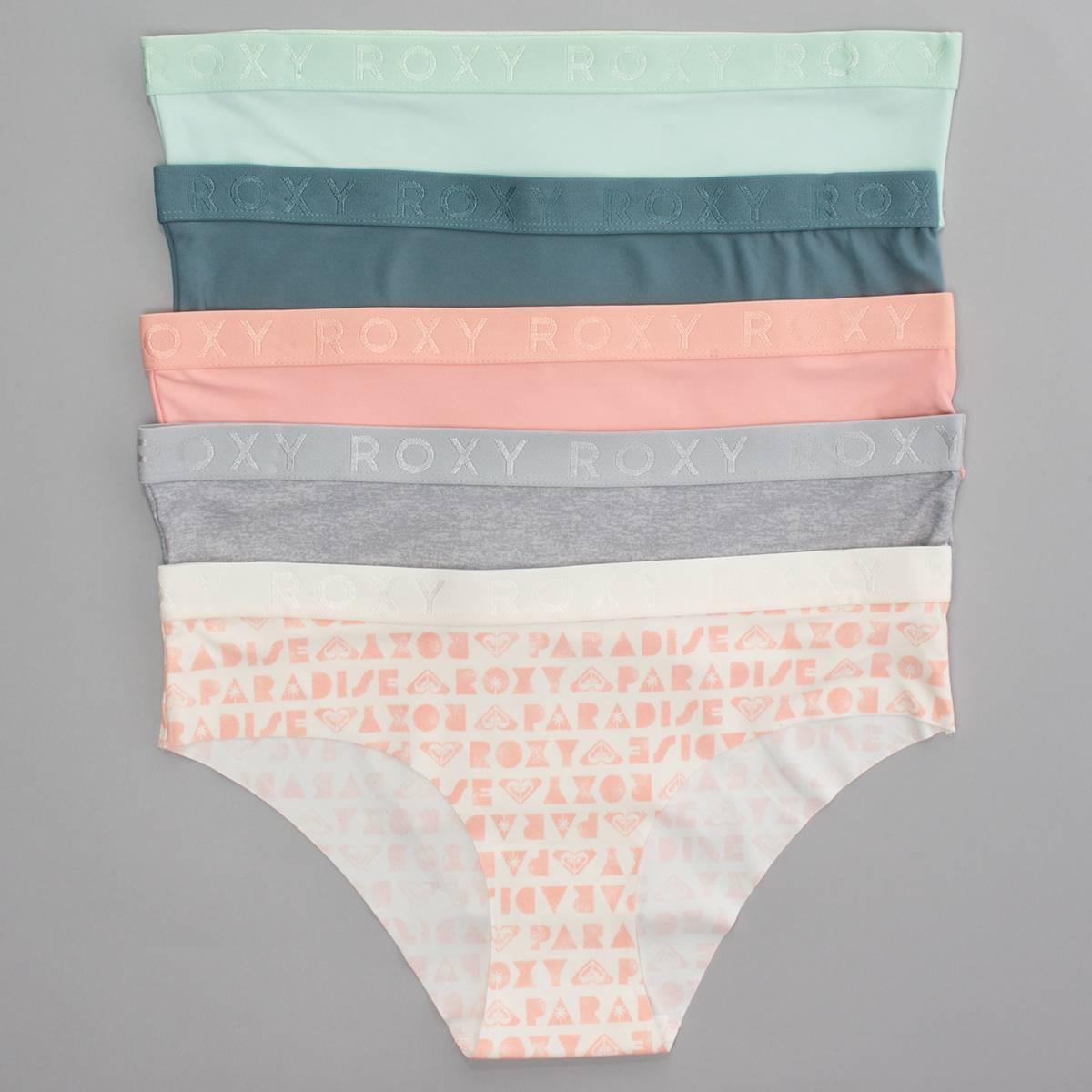 Click here for Womens Roxy 5pk. Brushed Logo Waist Hipster Pantie... prices