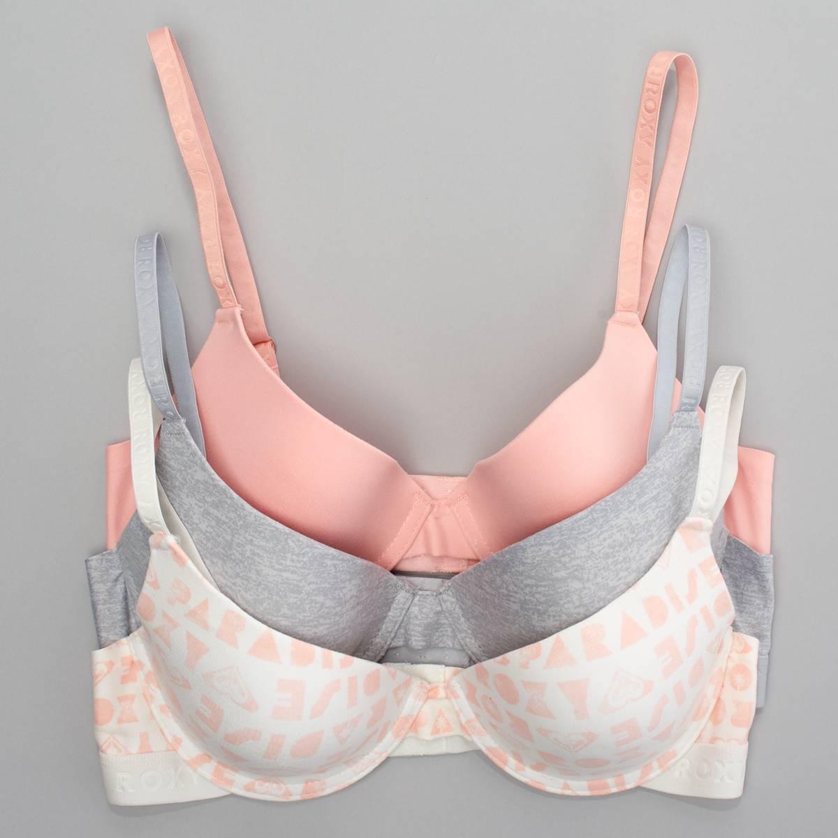 Click here for Womens Roxy 3pk.Brushed Micro Bras RX7382-3PKF prices