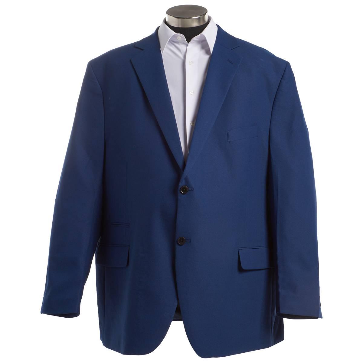 Click here for Mens Big & Tall Steve Harvey Birdseye Jacket - Nav... prices