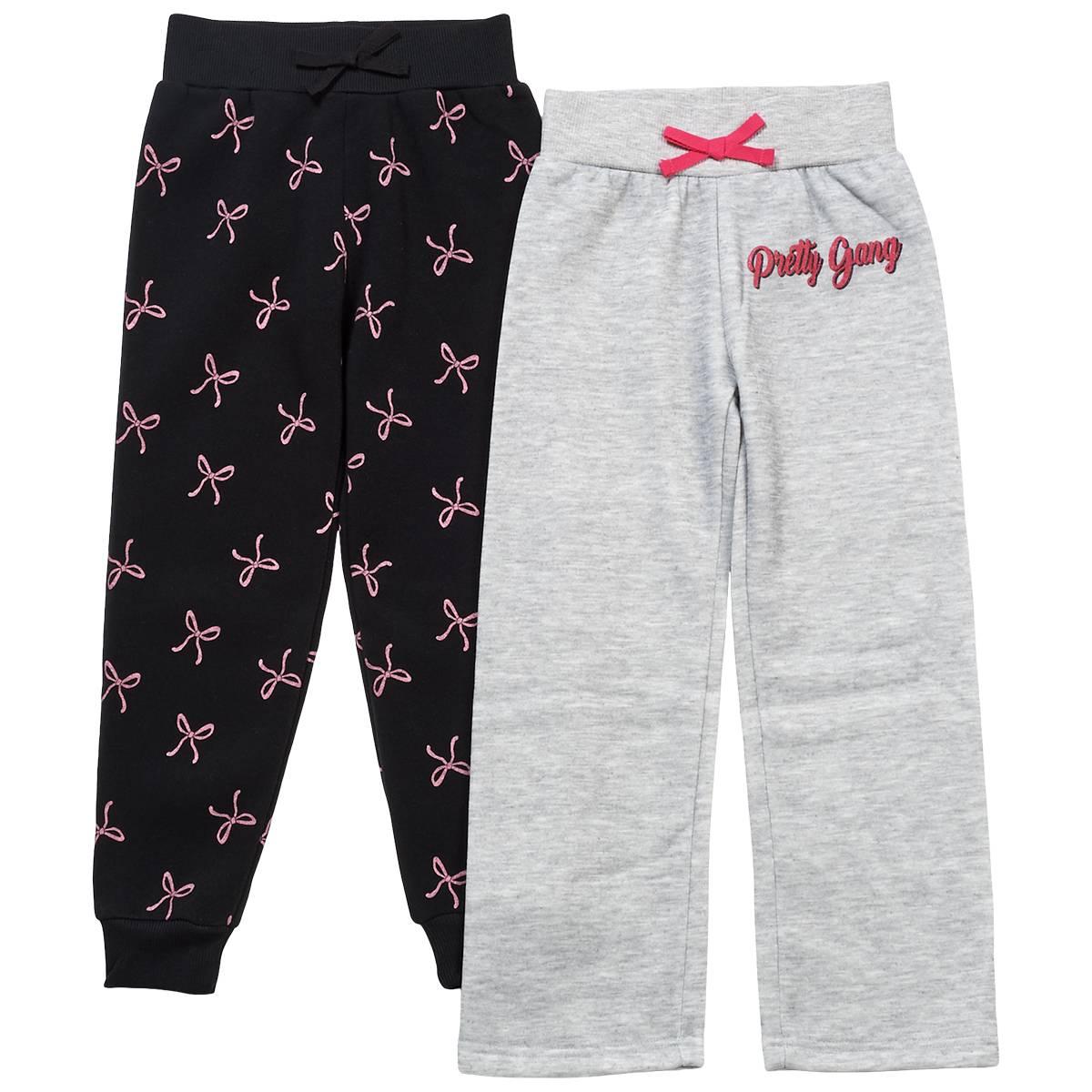 Click here for Girls (4-6x) Sweet Attitude 2pk. Bow Joggers & Mar... prices