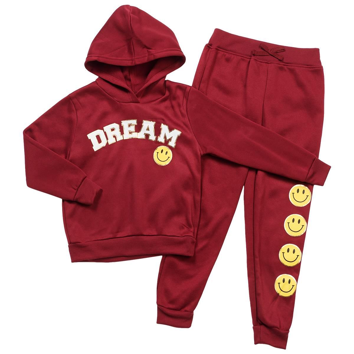 Click here for Girls (4-6x) Dream Star Dream Smiley Face Hoodie &... prices