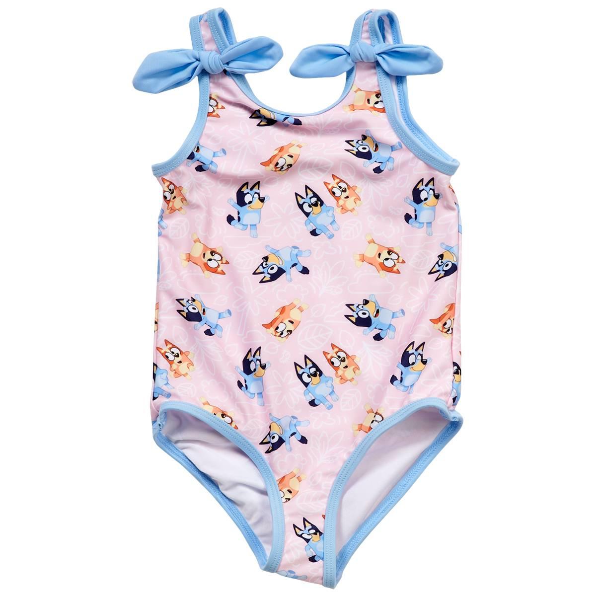 Click here for Toddler Girl Bluey One Piece Swim Suit prices