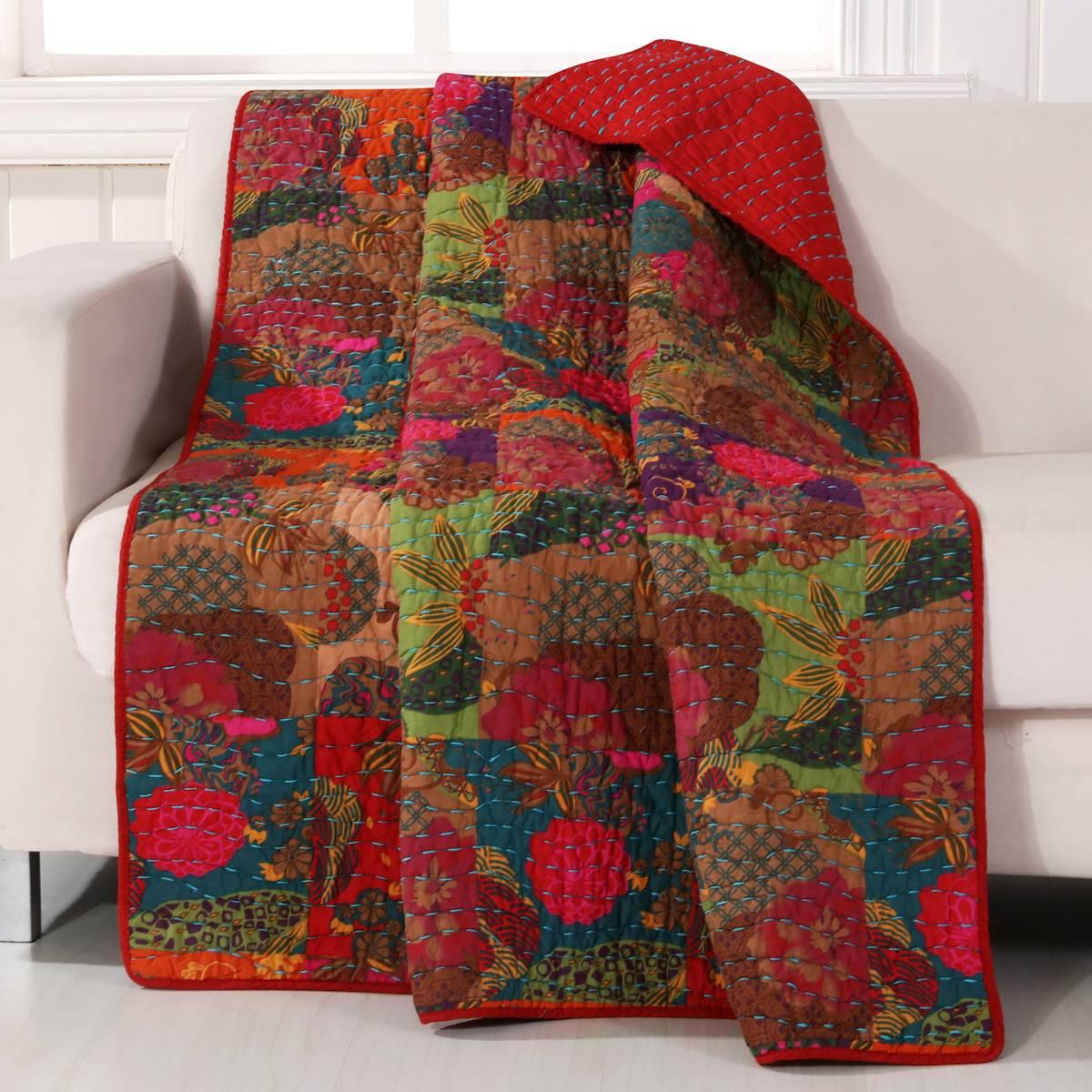 Click here for Greenland Home Fashions(tm) Jewel Kantha-Style Qui... prices