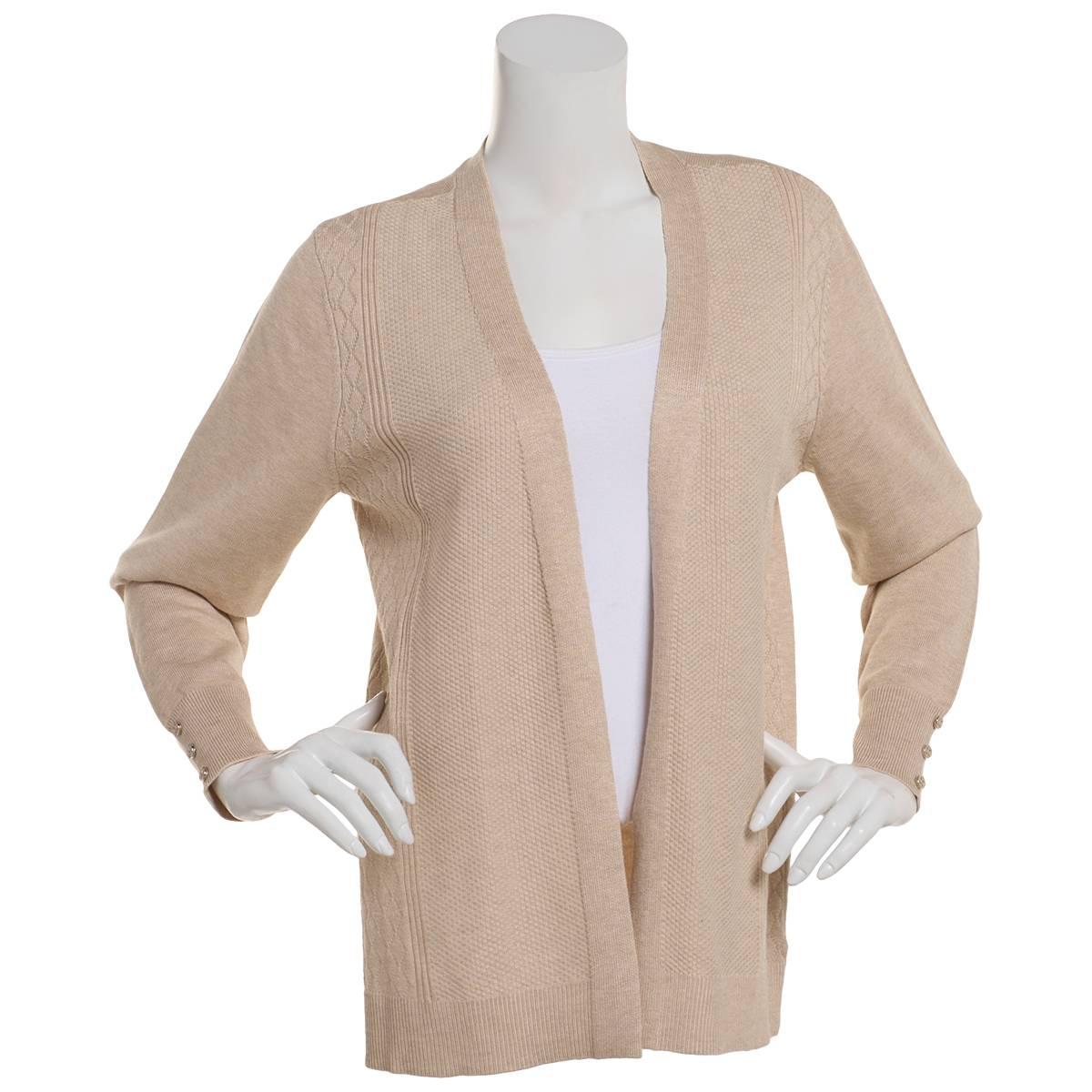 Click here for Womens Chloe & Jasmine Mixed Texture Stitch Cardig... prices