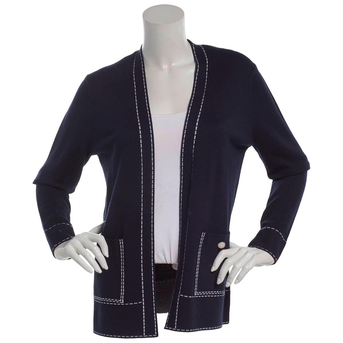 Click here for Womens 89th & Madison Long Sleeve Open Front Cardi... prices