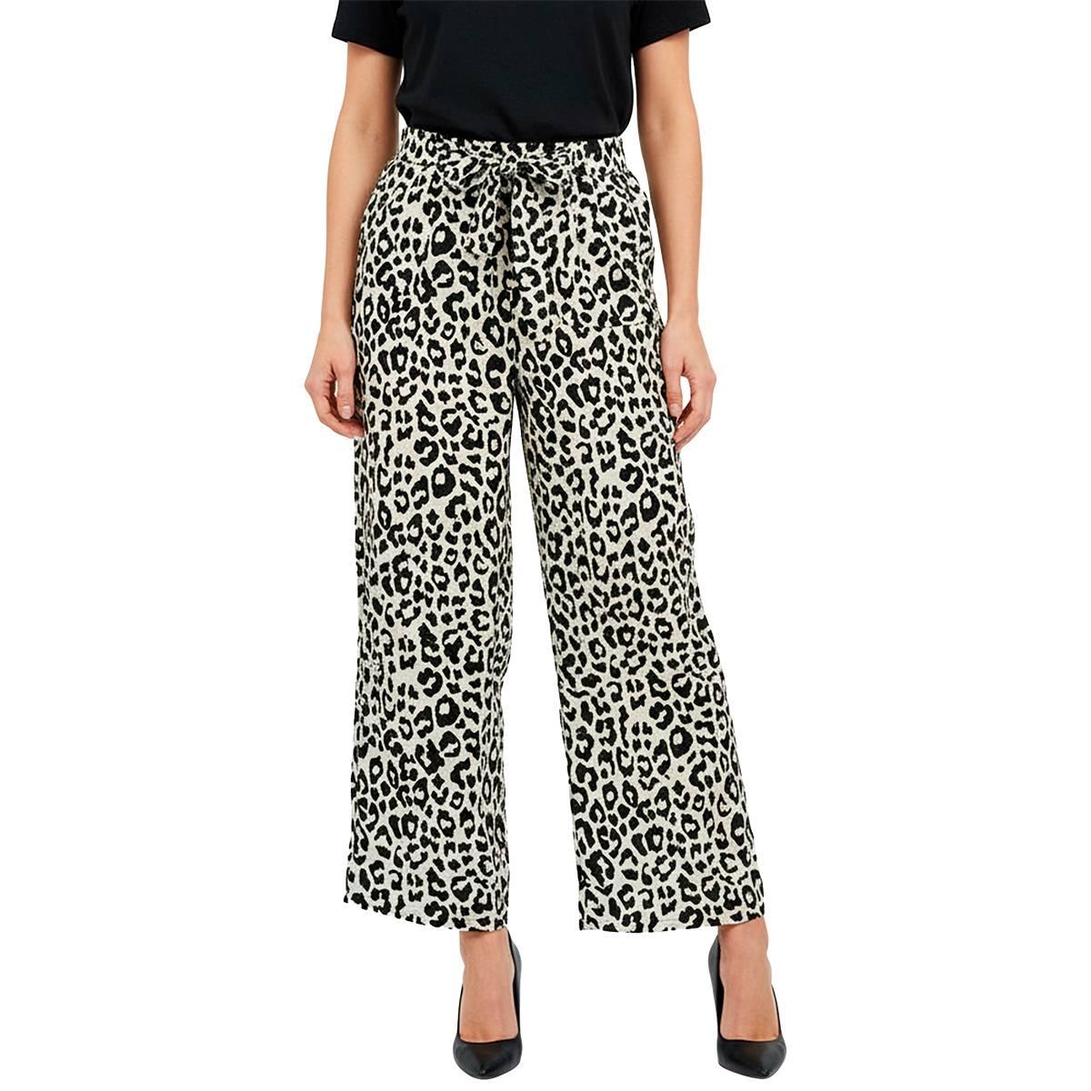 Click here for Womens Chloe & Jasmine Pull On Wide Leg Leopard Pa... prices