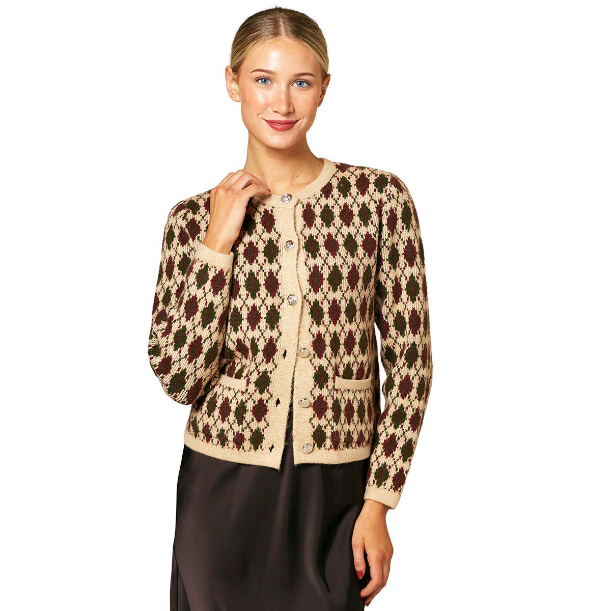 Click here for Petite Preswick & Moore(R) Long Sleeve Argyle Card... prices