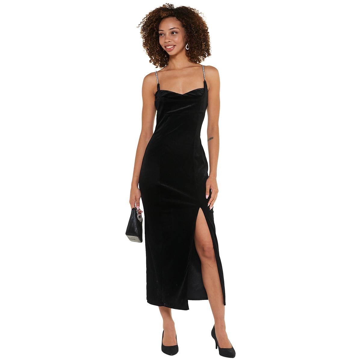 Click here for Juniors Emerald Sundae Velvet Sheath Dress with Sl... prices